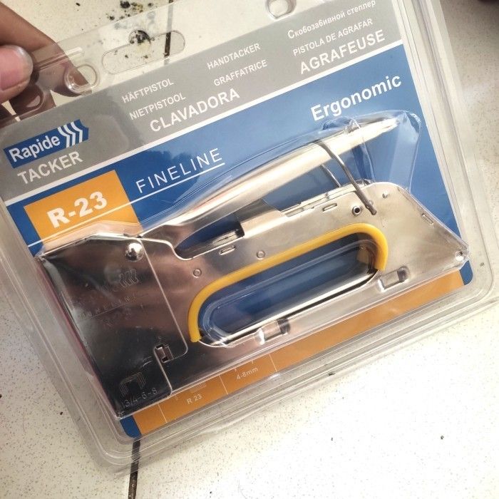 ORIGINAL RAPIDE Alat Staples Tembak Jok Kulit Motor / Stapler Gun ...