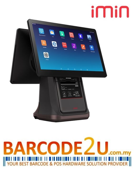 iMIN D4-504 Dual Screen Android Pos Terminal | Lazada