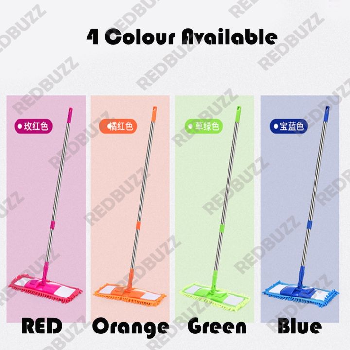 Mop Habuk Mikrofiber Magik – Pemegang Boleh Laras & Kepala Mop Noodle ...