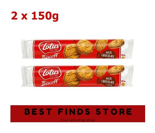 Lotus Biscoff Sandwich Biscuit Milk Chocolate 150g - Set of 2 | Lazada PH