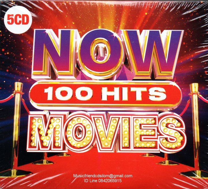 CD,Now 100 Hits Movies (5CD)(Various Artists)(EU)(2019) | Lazada.co.th