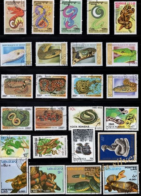 Different Themes Stamps Collection Each Theme 50 Different Stamps Used ...