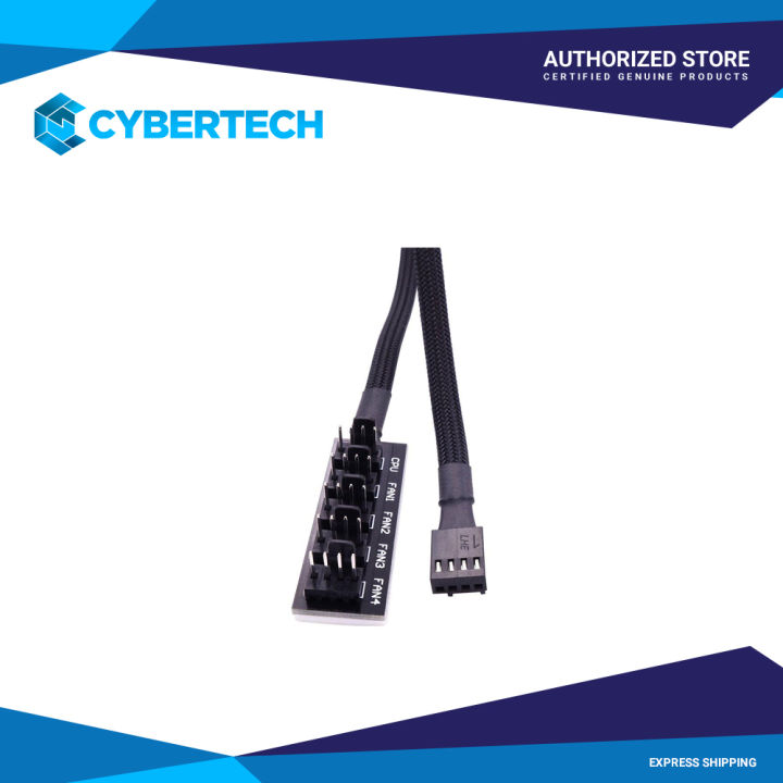 4-Pin Computer CPU/Case Fan Power Multi Splitter Connector Cable ...