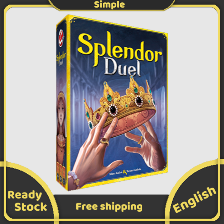Splendor Duel เกมกระดานเกมปาร์ตี้เวอร์ชั่นภาษาอังกฤษสำหรับครอบครัว ...