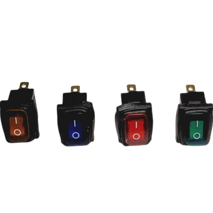 Saklar KCD-1 waterproof GLB 220V 3Pin Rocker kotak Switch LED antidebu ...