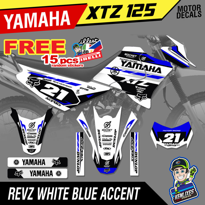 YAMAHA XTZ 125 Full Decals Sticker Body (Batch 2) | Lazada PH