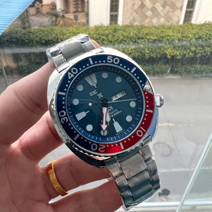 นาฬิกาสปอร์ตแฟชั่นนาฬิกาควอตซ์ของผู้ชายสองวงกลมสี Seiko Padi | Lazada.co.th
