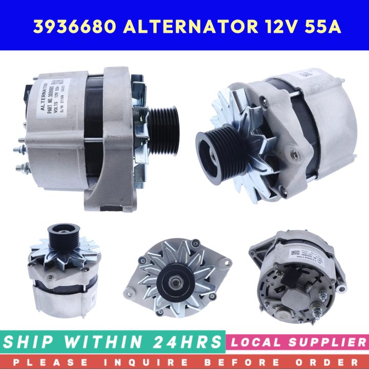 3936680 ALTERNATOR [12V 55A] [PRE-ORDER ONLY!!! LOCAL SUPPLIER WARRANTY ...