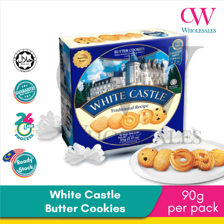 White Castle Biskut Mentega 90g setiap kotak | Lazada