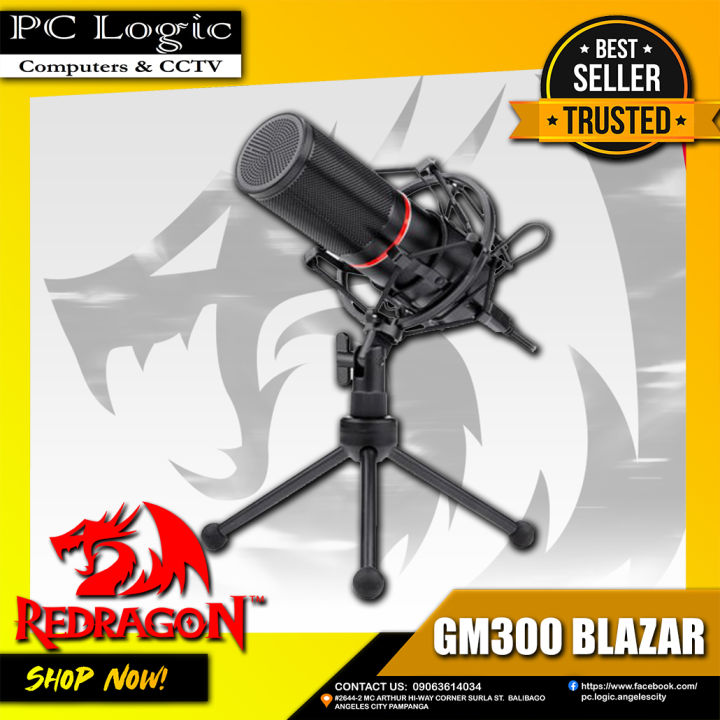 REDRAGON GM300 Blazar Gaming Stream Microphone | Lazada PH
