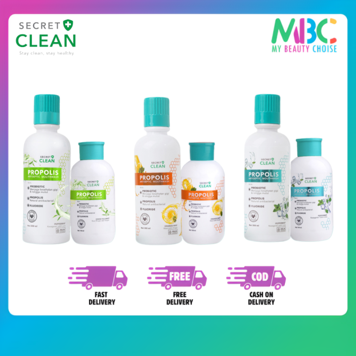 Secret Clean Propolis Antiseptic Mouthwash | Lazada Indonesia