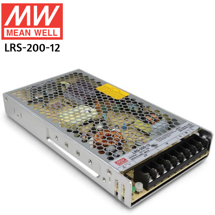 Mean Well LRS-200-12 200W 12V 17A Meanwell Power Supply - Original - 1 Year Warranty | Lazada