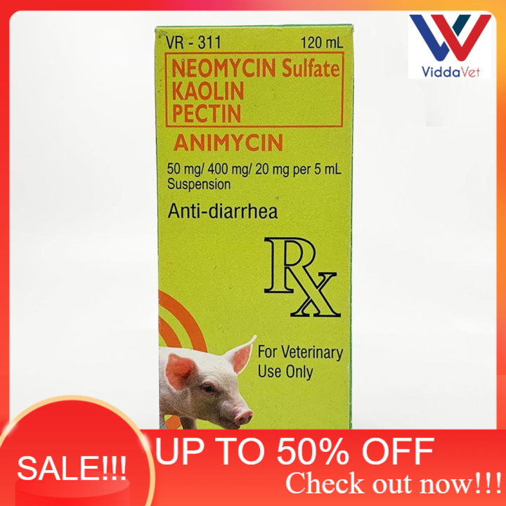 Animycin Suspension 60 ml / 120 ml / 240 ml for animals pets anti ...