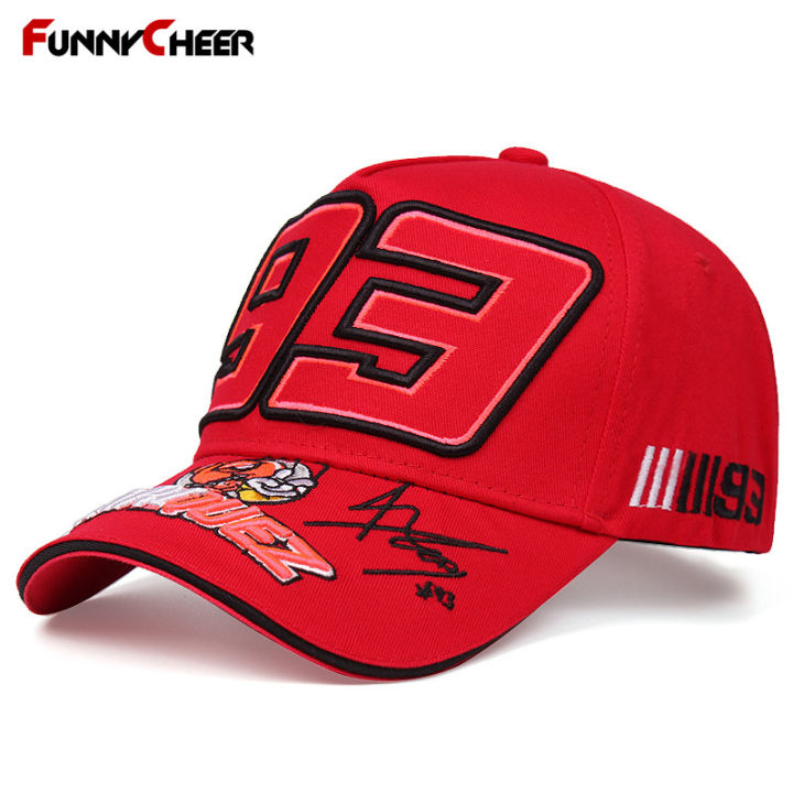 Motorcycle Hat Cap Curved Cap MotoGP 93 Marc Márquez Honda Racer Gear ...