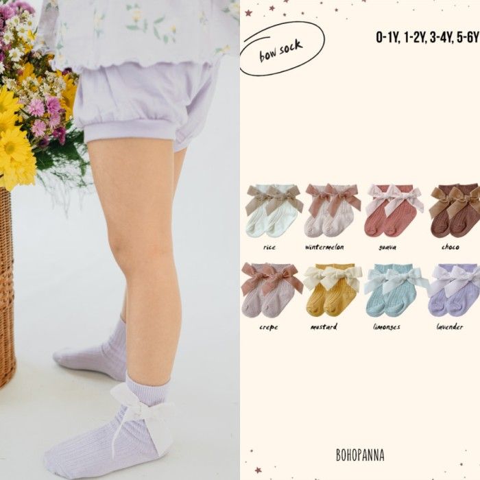 BOHOPANNA Bow Socks | Lazada Indonesia