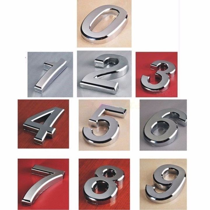 SIGN NUMBER STAINLESS 3INCH | Lazada PH