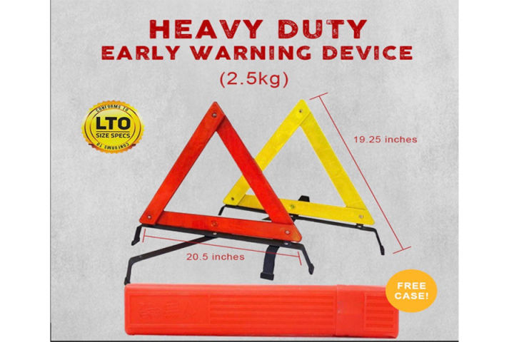 EARLY WARNING DEVICE-HEAVY DUTY-LTO STANDARD | Lazada PH
