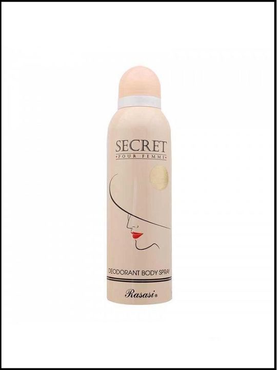 RASASI SECRET DEODORANT BODY SPRAY FOR WOMEN 200 ML | Lazada Singapore