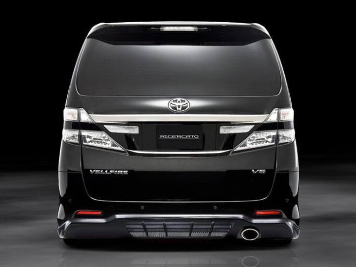 Toyota Vellfire Alphard Anh20 Stainless Steel Rear License Plate ...