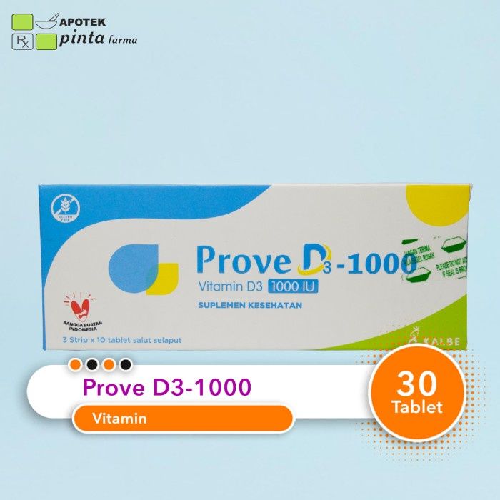 Vitamin Prove D3-1000 IU 10 Tablet | Lazada Indonesia