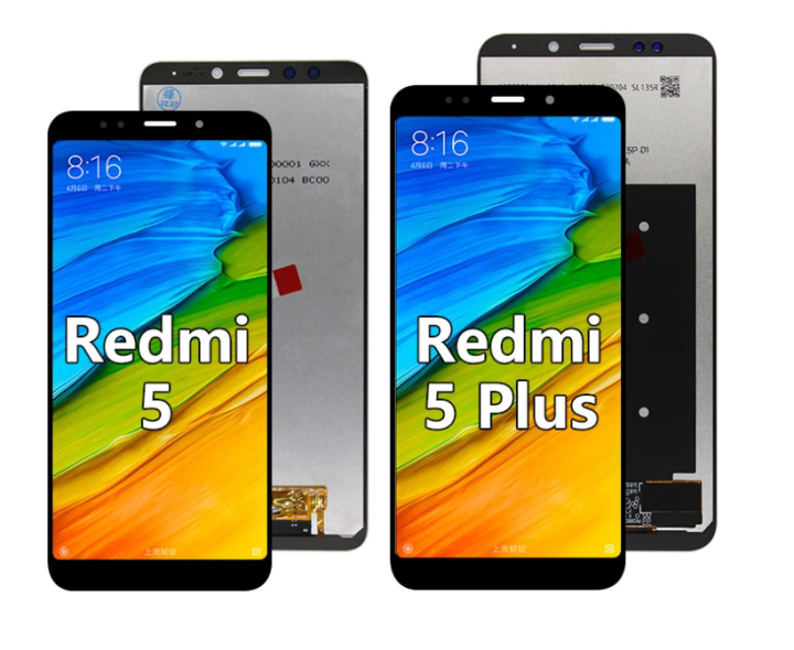 จอแอลซีดีพร้อมกรอบดั้งเดิมสำหรับ Redmi 5 5 5 Plus จอแสดงผล LCD พร้อม ...