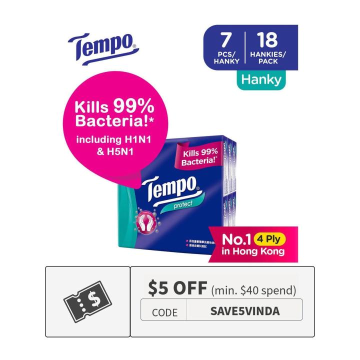 TEMPO Protect Petit Hanky Tissue | Lazada Singapore