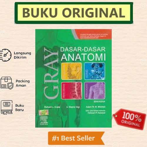 Gray Dasar Dasar Anatomi Edisi 2 - Richard L Drake - ORIGINAL | Lazada ...