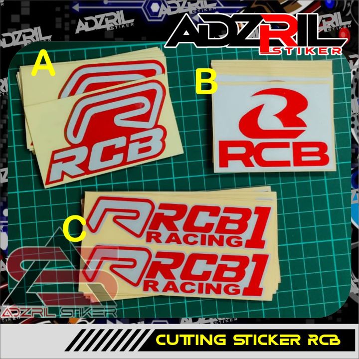 STICKER CUTTING RCB / STICKER MOTOR / STICKER MOBIL / STICKER LAPTOP ...