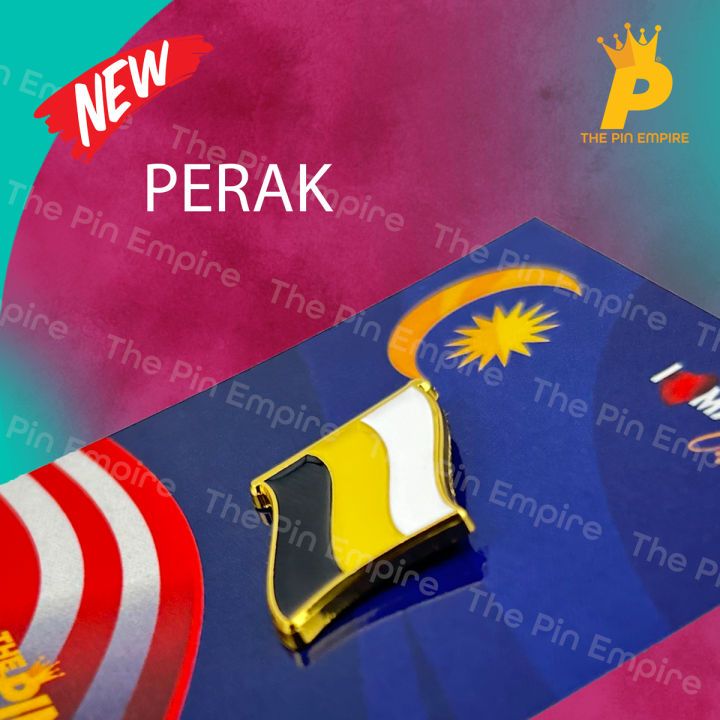 THE PIN EMPIRE Perak Enamel Lapel Pin Collar Pin | Lazada