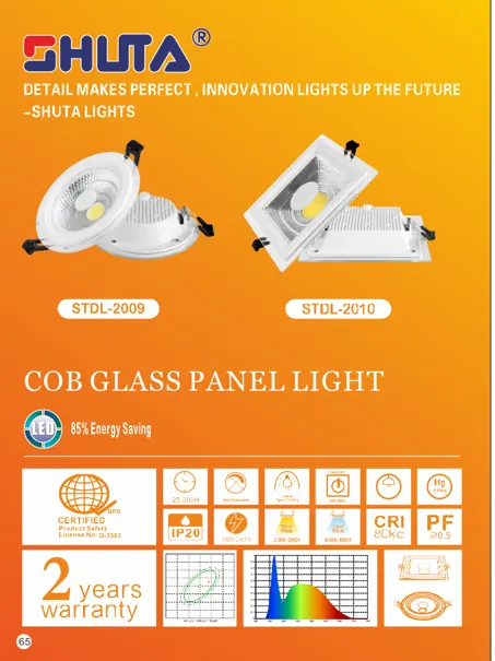 SHUTA ELECTRICAL COB GLASS PANEL LIGHT | WARM WHITE/COOL WHITE | Lazada PH