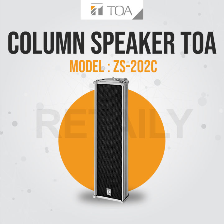 COLUMN SPEAKER TOA SPEAKER KOLOM MODEL ZS-202C GARANSI RESMI | Lazada Indonesia