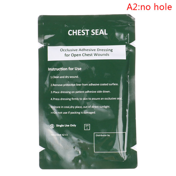 Ministar Safety Survival Emergency Trauma Sticker Chest Seal Vented ...