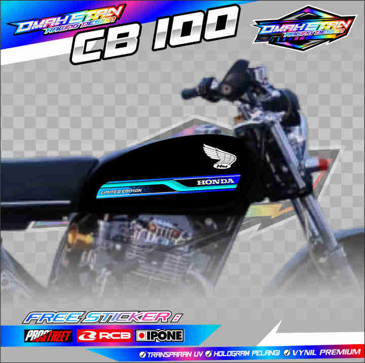 STRIPING VARIASI HONDA CB 100 / STICKER LIST MOTOR HONDA CB 100 ...