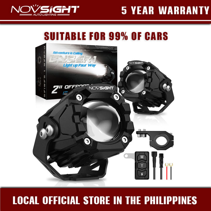 Novsight WL1-1D Laser Gun 40W 4000LM White & Yellow Flashing mode 2-in ...