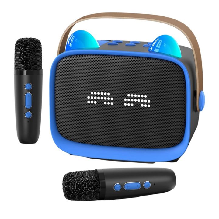 【Gfryerty】Portable Bluetooth Speaker Mini Wireless Karaoke Machine with ...