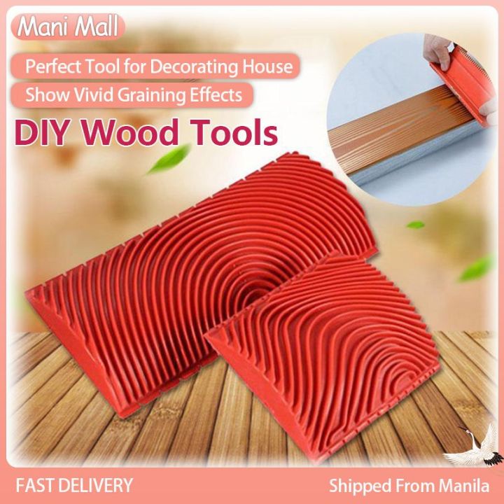 Wood Graining DIY Tools Set Wood Grain Rubber Grain Tool Pattern for ...