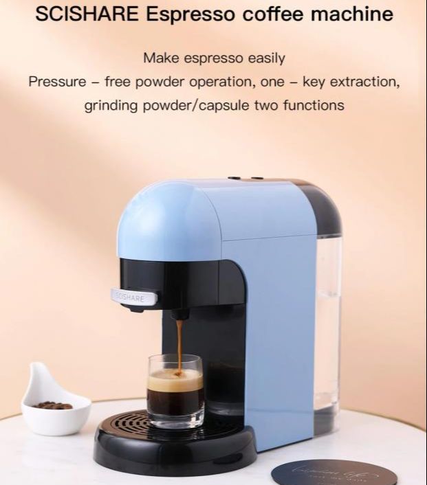 Mesin Kopi 15 Bar Espresso Machine Bisa Pakai Kapsul Nescafe Excelso ...
