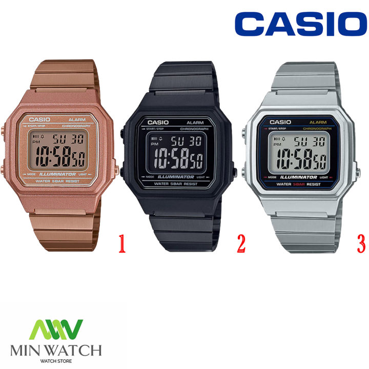 นาฬิกาผู้ชาย Casio รุ่น B650 B-650 B650WC Casio นาฬิกาข้อมือ B650WC-5A ...