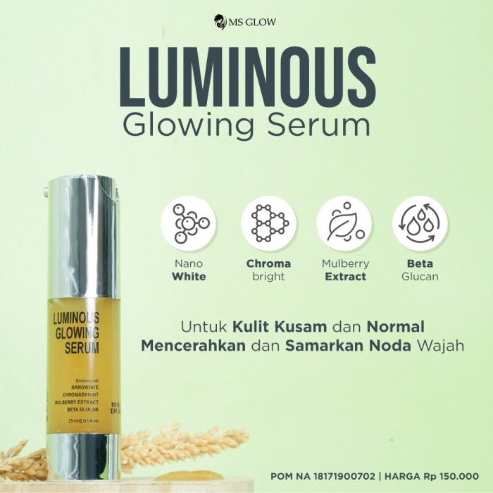 Luminous glowing serum store