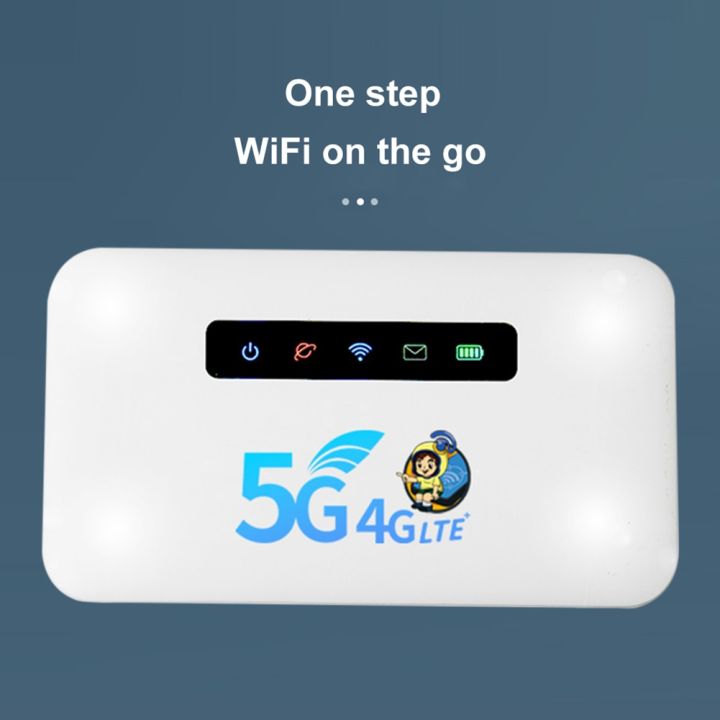Portable 5G Mifi Router 4G LTE WiFi Repeater Wireless Portable Pocket ...