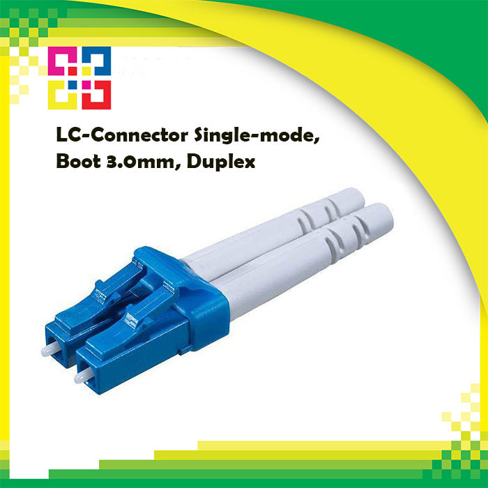 LC-Connector Single-mode, Boot 3.0mm, Duplex - BISMON 2คู่/แพ็ค ...