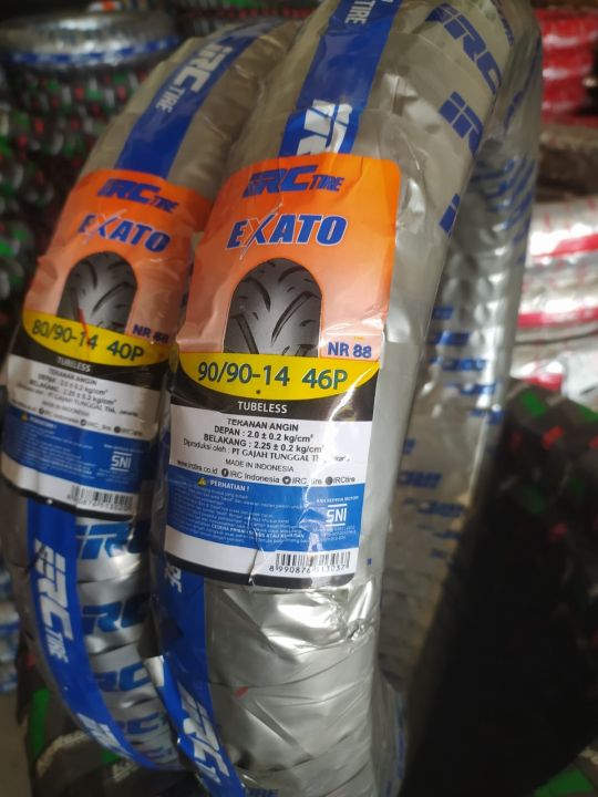 BAN LUAR MOTOR MATIC MERK IRC UKURAN 90/90-14 SS-560F TUBELESS | Lazada ...