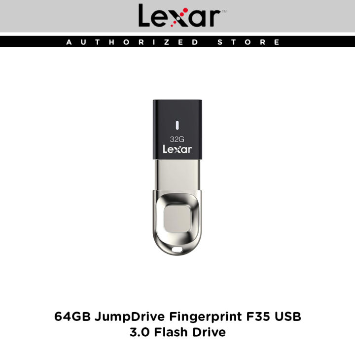Lexar JumpDrive Fingerprint F35 USB 3.0 Flash Drive | Lazada PH