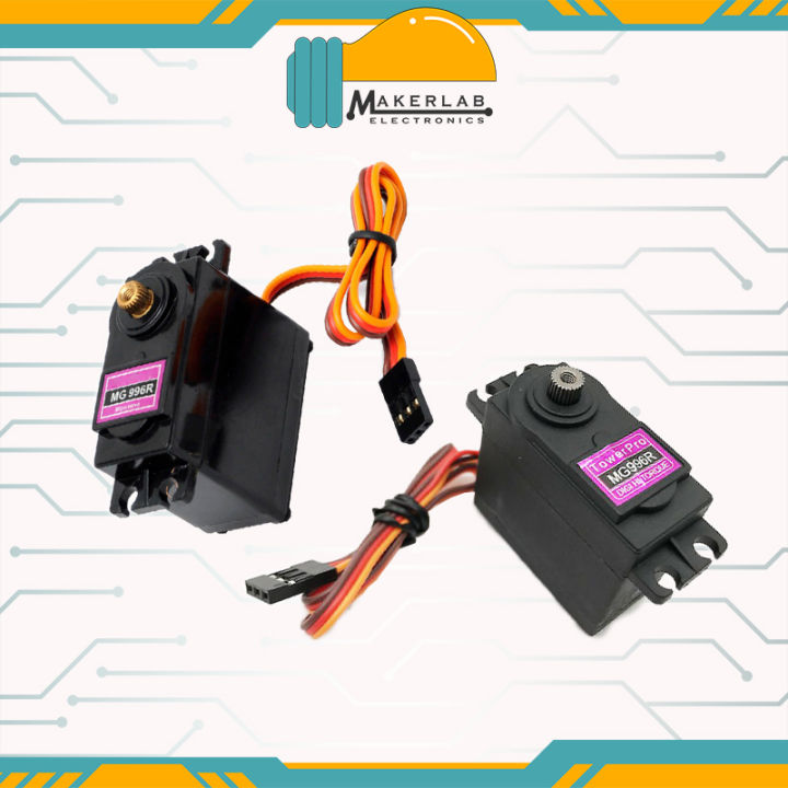 Tower Pro Digital Robot Servo Motor (180 Degree Rotation) – MG996R ...