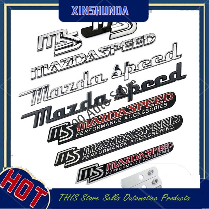 XSD Modified MS Mazdaspeed Metal Car Body Sticker for Mazda CX9 CX7 CX5 ...