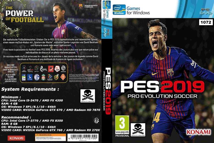 (PC) Pro Evolution Soccer 2019 / PES 2019 (PTE Patch 3.1 Added) | Lazada