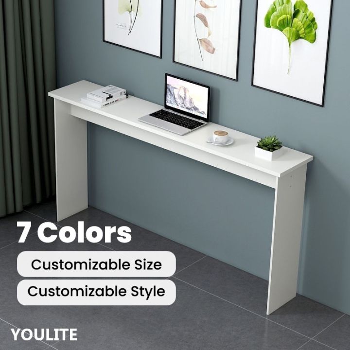 quietness Study Table Wall Narrow Table Long Table Family Bedroom Small ...