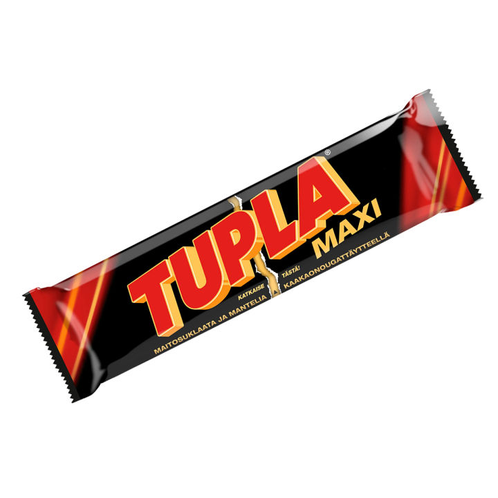 Tupla Maxi, suklaapatukka, chokolate bar with roasted allmonds and ...