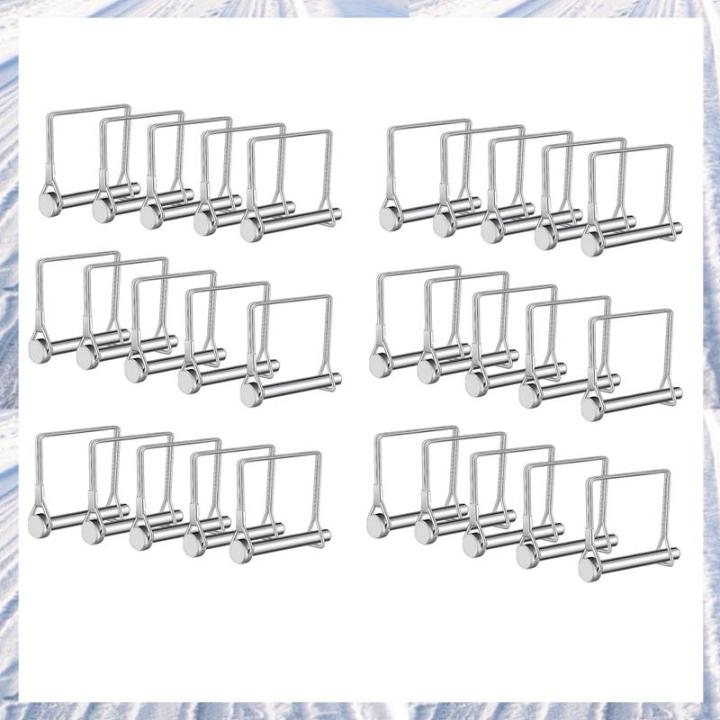 (NDPB) Trailer Lock Pins 1/4 Pin Hitch Pin Wire Lock Pin Safety Coupler ...