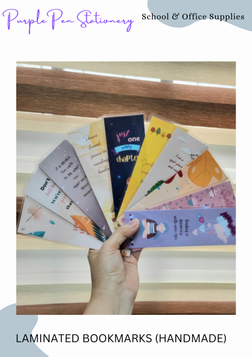 Laminated Handmade Bookmarks | Lazada PH